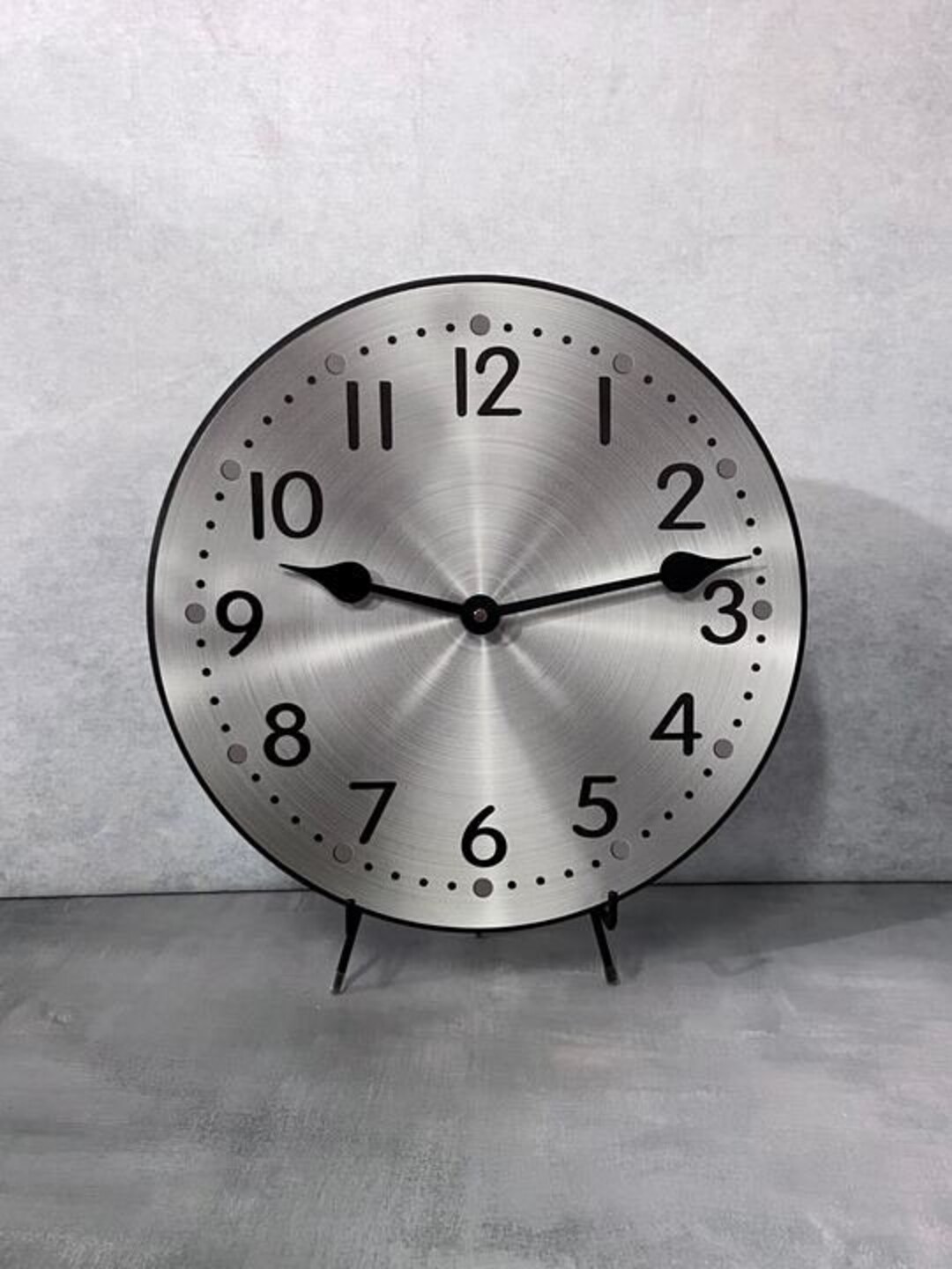 Heavy Metal Wall Clock, 8 Sizes, Lifetime Warranty, Quiet, Non-ticking ...