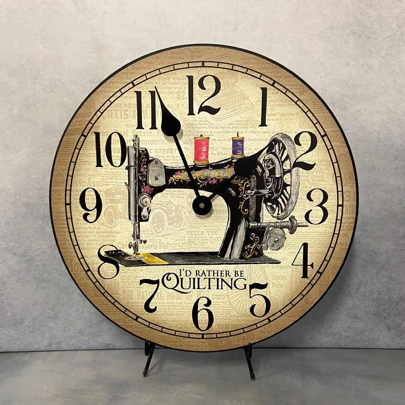Sewing Room Clock - Etsy