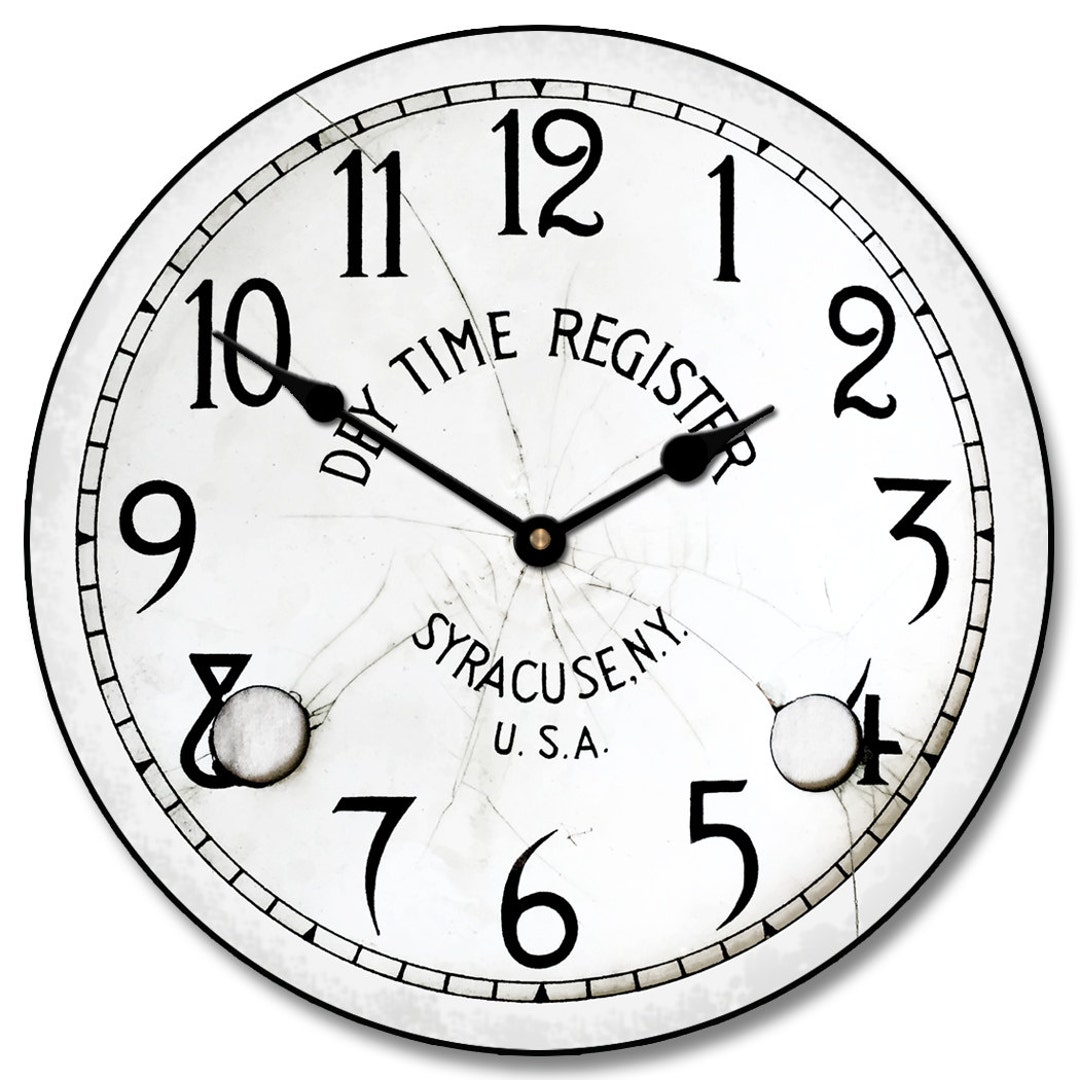 Dey Time Wall Clock 8 Sizes to Choose Made in USA Lifetime - Etsy