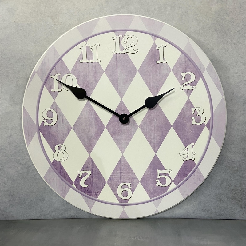 Chevron Wall Clock - Etsy