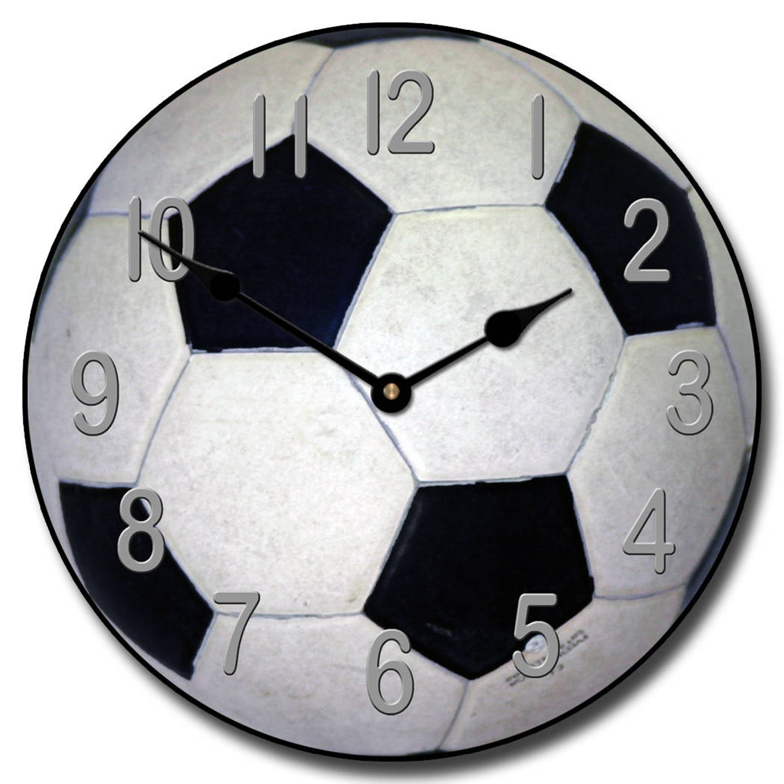 Soccer Wall Clock 8 Sizes to Choose Made in USA Lifetime - Etsy
