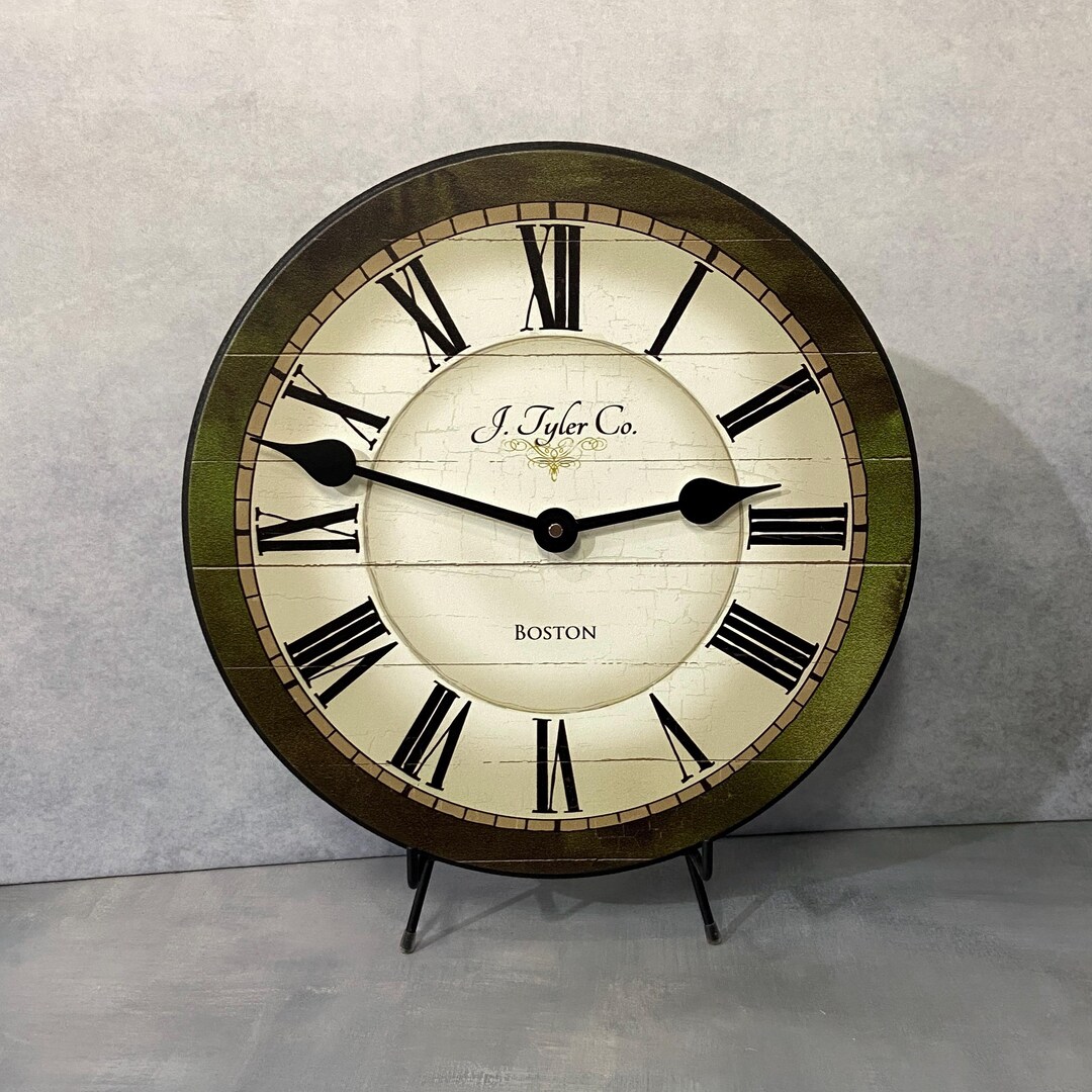 Carolina Green Wall Clock, 8 Sizes!!, EXTRA Quiet Mechanism, Lifetime ...