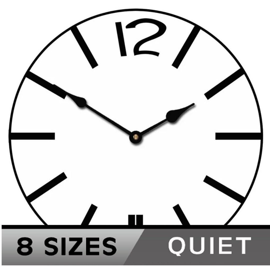 Bold Strokes Wall Clock, 8 Sizes to Choose, Made in USA, Lifetime ...