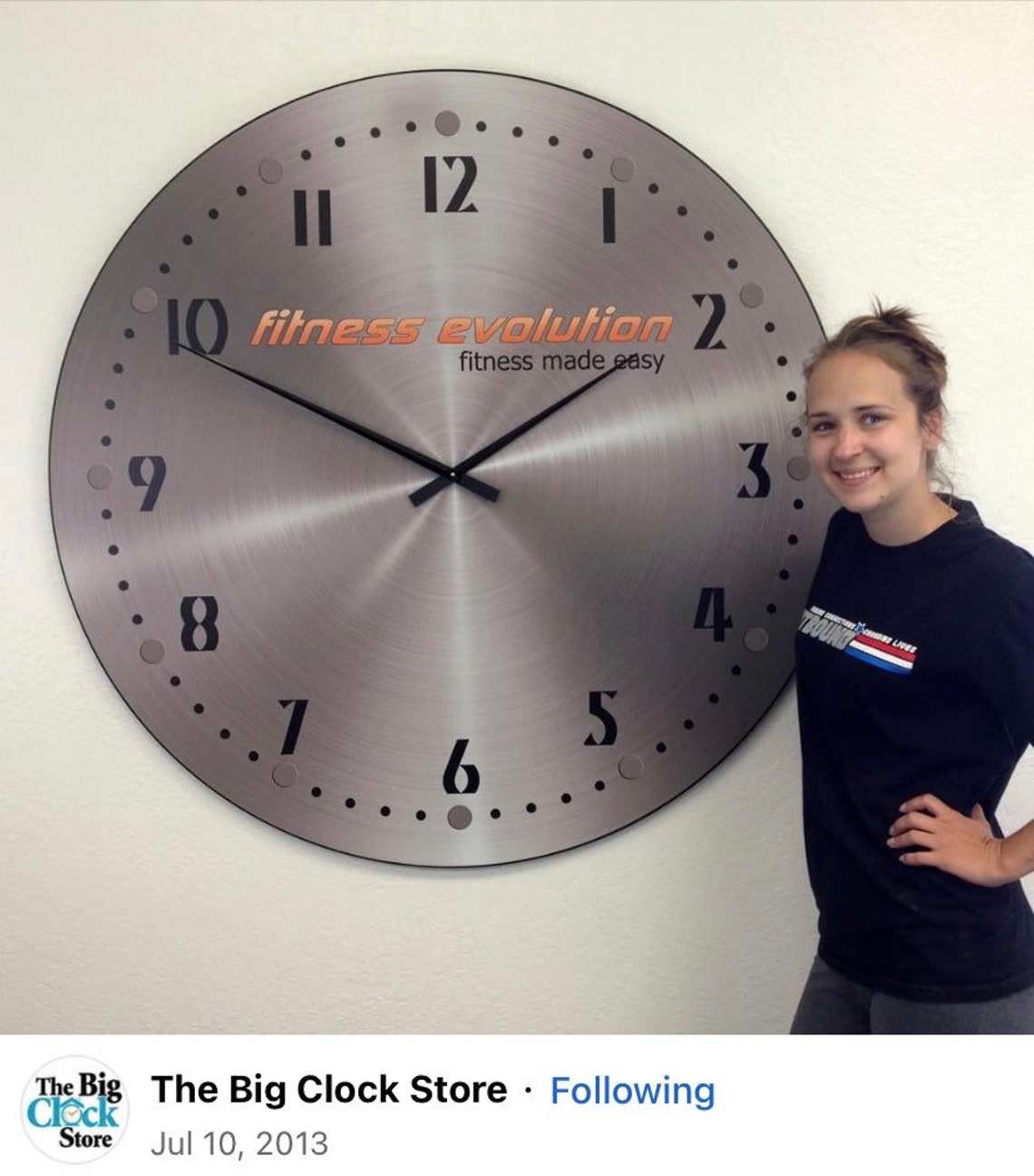 Heavy Metal Wall Clock - Etsy