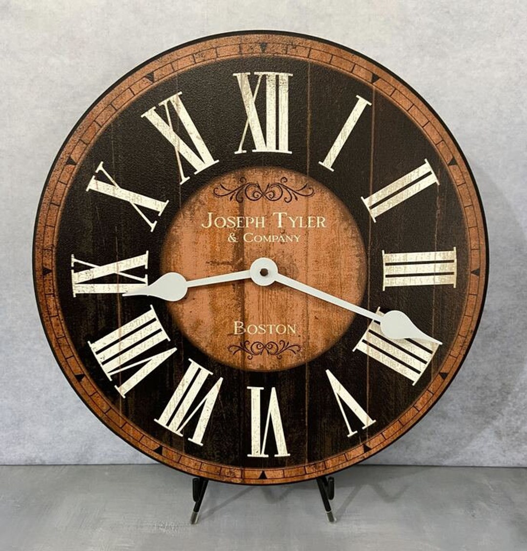 Classic Wood Wall Clock, Large Wall Clock, Choose From 8 Sizes. Extra ...