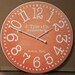 Tangerine Wall Clock 8 Sizes to Choose Made in USA Lifetime - Etsy