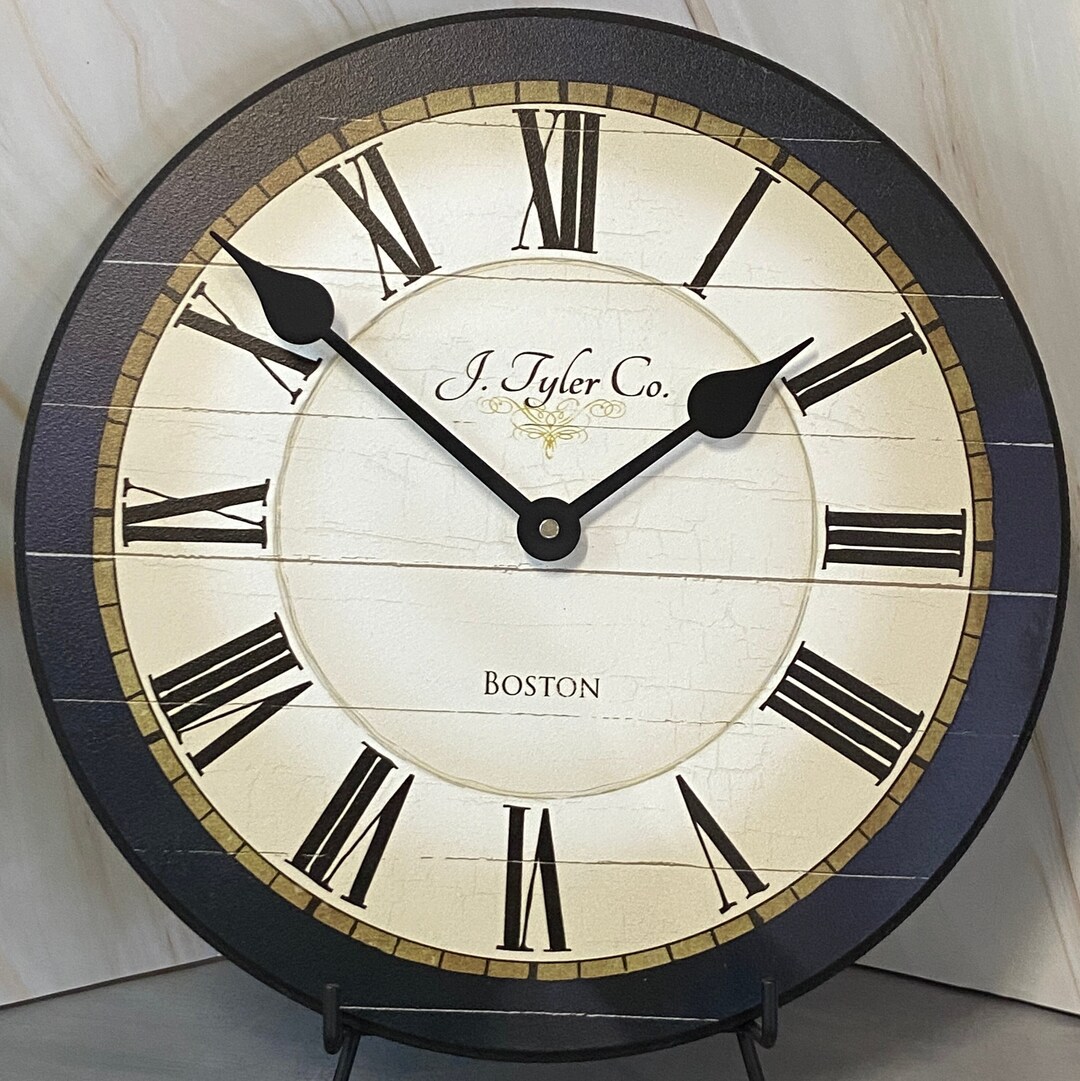 Carolina Navy Wall Clock - Etsy
