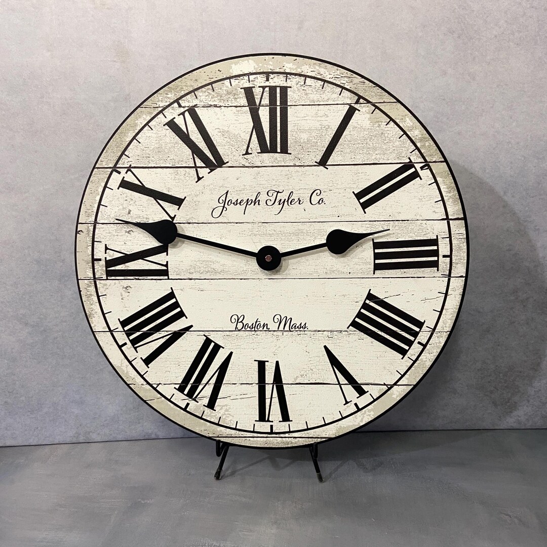 American Tyler Ivory Wall Clock, Large Wall Clock, Choose From 8 Sizes ...