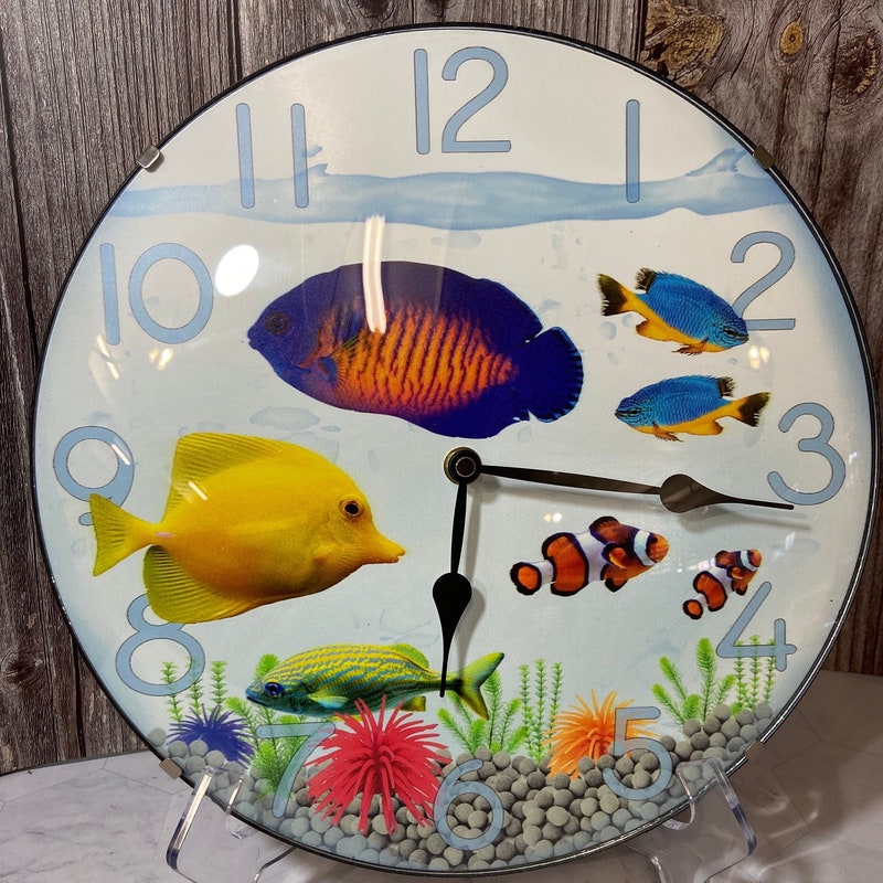 Fish Clock - Etsy