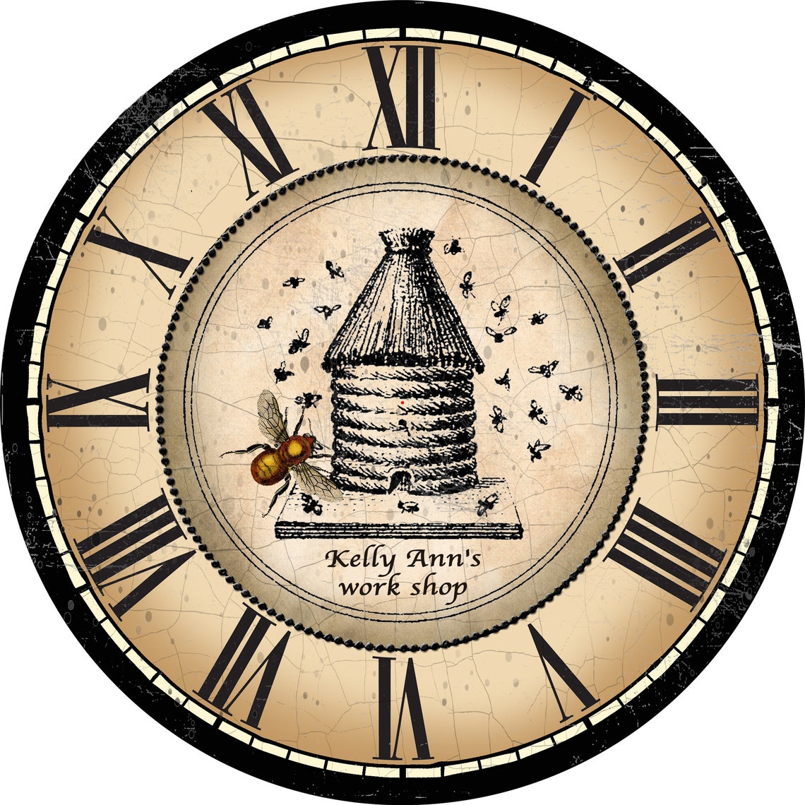 Beehive Wall Clock 8 Sizes to Choose Made in USA Lifetime - Etsy