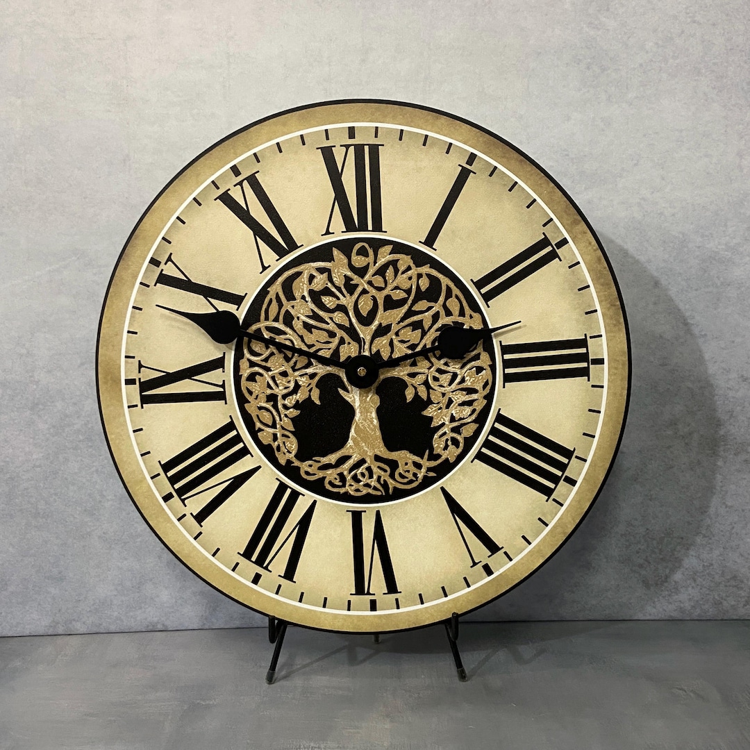 Tree of Life Wall Clock, 8 Sizes to Choose, Made in USA, Lifetime ...