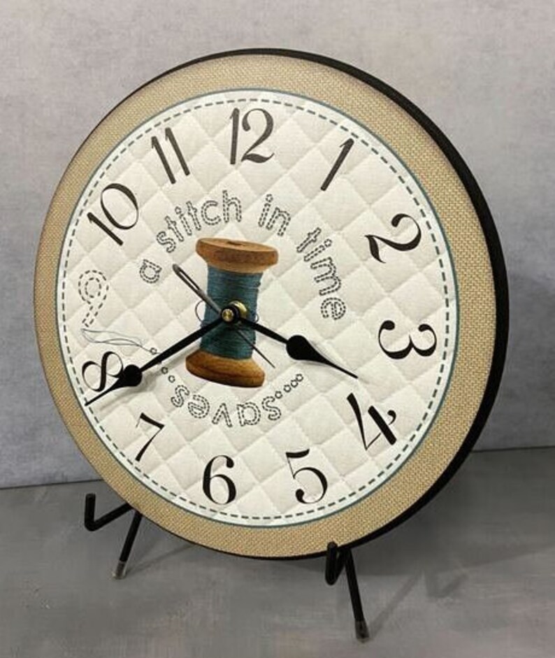 Sewing Room Wall Clock, 8 Sizes to Choose, Made in USA, Lifetime ...