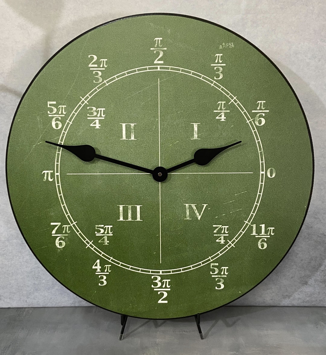 Math Wall Clock, 8 Sizes, Personalizable, LIFETIME WARRANTY, Quiet No ...