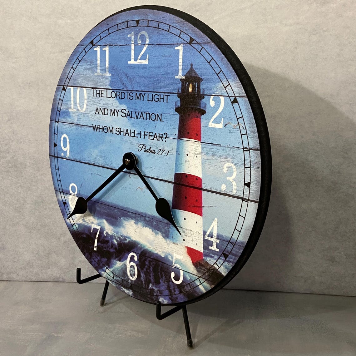 Lighthouse Wall Clock, Large Wall Clock, Choose From 8 Sizes. Extra ...
