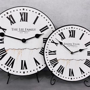 Old Stone Wall Clock, 8 Sizes to Choose, Made in USA, Lifetime Warranty ...