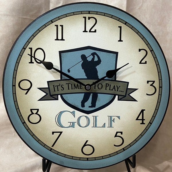 Golf Wall Clock - Etsy