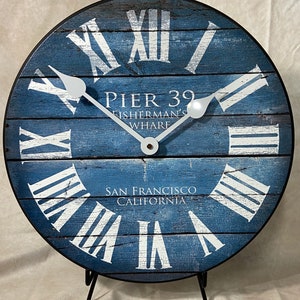 9 Blue Clock Styles to Choose, 8 Sizes!!, EXTRA Quiet Mechanism ...