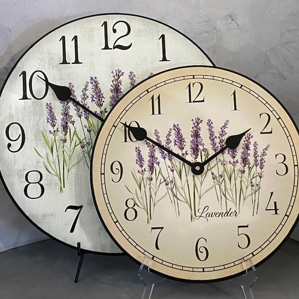 Purple Wall Clock - Etsy