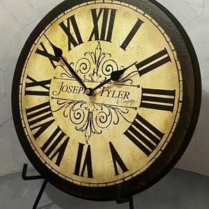 Tuscan Villa Wall Clock, 8 Sizes to Choose, Made in USA, Lifetime ...