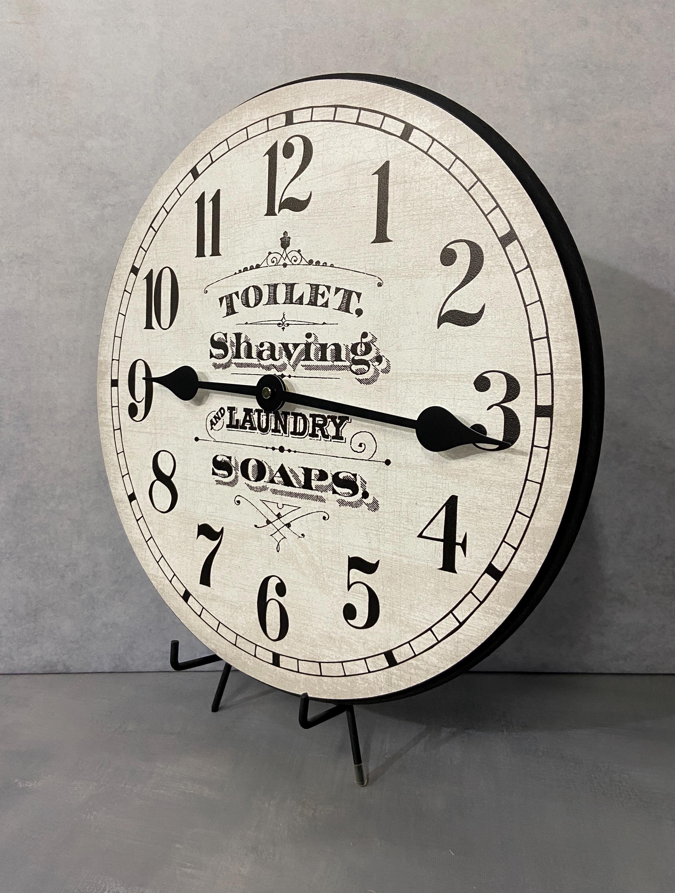 Bathroom Wall Clock, 8 Sizes to Choose, Made in USA, Lifetime Warranty ...