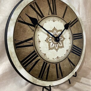 Charlotte Brown Wall Clock, 8 Sizes, Lifetime Warranty, Quiet, Non ...