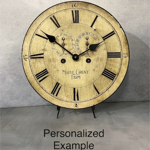 Walton Clock, 8 Sizes!!, EXTRA Quiet Mechanism, Lifetime Warranty ...