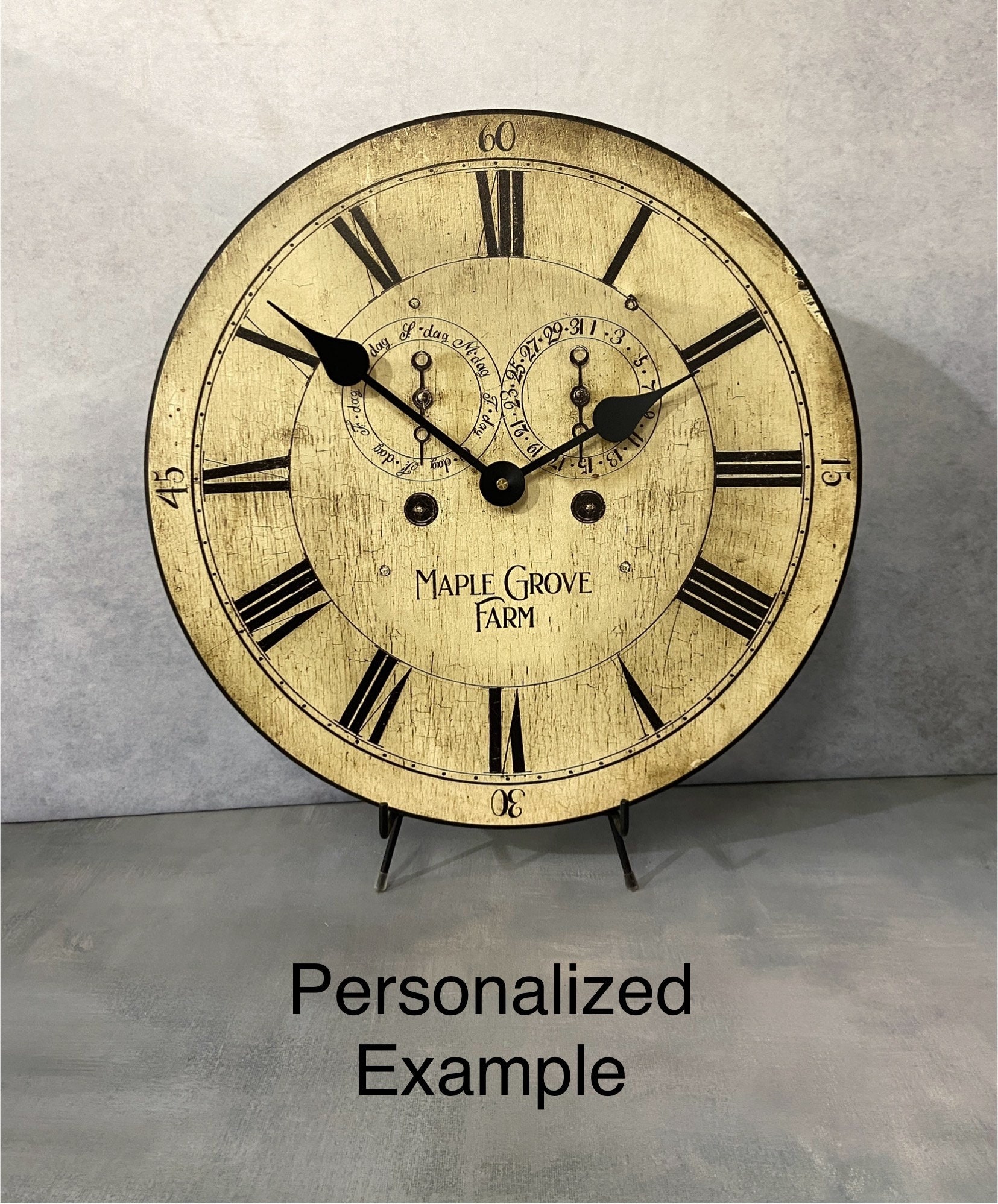 Walton Clock, 8 Sizes!!, EXTRA Quiet Mechanism, Lifetime Warranty ...