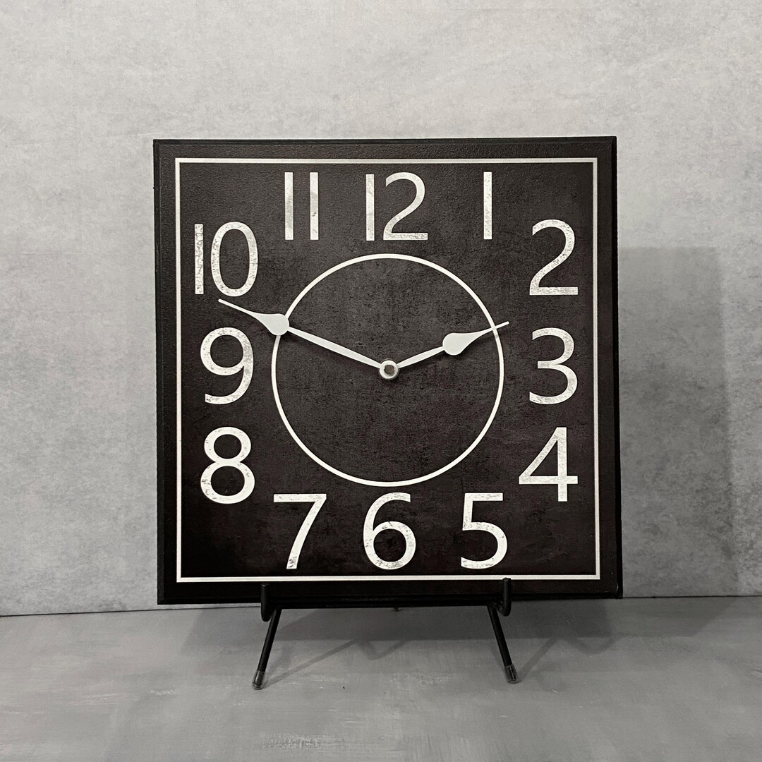 Modern Square Wall Clock, 5 Sizes!!, EXTRA Quiet Mechanism, Lifetime ...