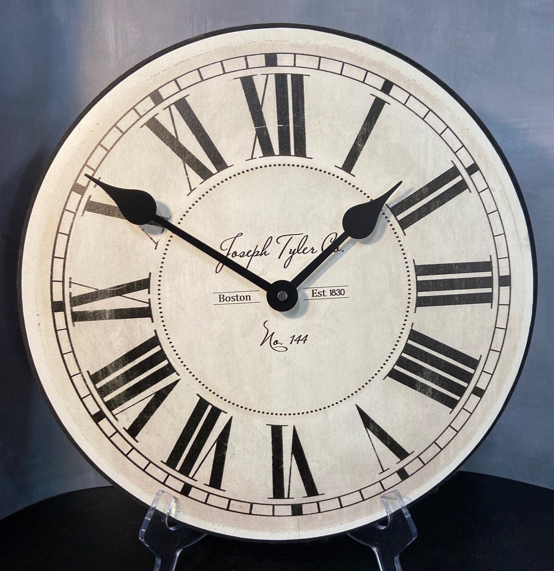 Parson Ivory White Wall Clock, 8 Sizes, EXTRA Quiet Mechanism, Lifetime ...