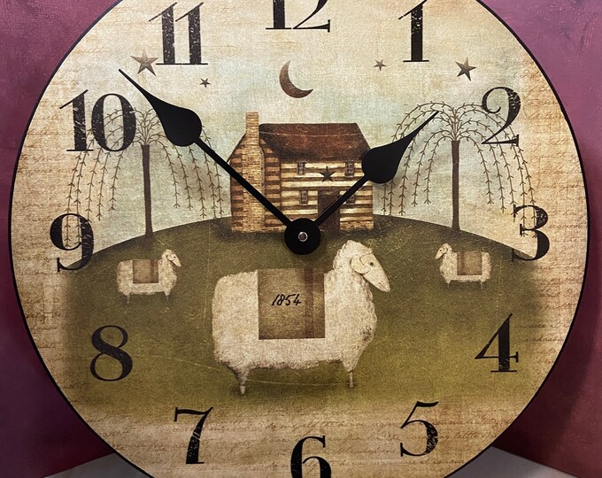 Primitive Mantel Clock - Etsy