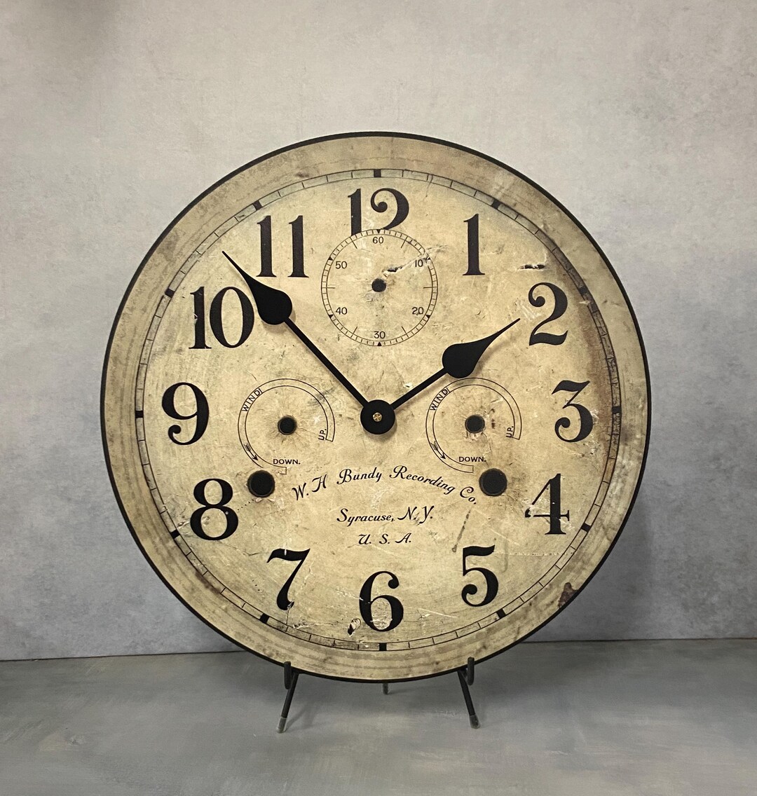 Bundy Wall Clock, 8 Sizes to Choose, Made in USA, Lifetime Warranty ...
