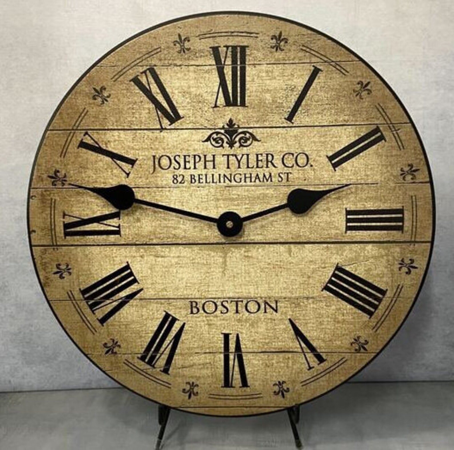 Barnwood Tan Wall Clock, 8 Sizes, EXTRA Quiet Mechanism, Lifetime ...