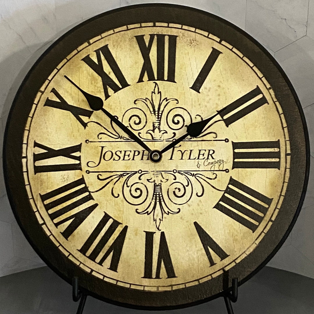 Tuscan Villa Wall Clock, 8 Sizes to Choose, Made in USA, Lifetime ...