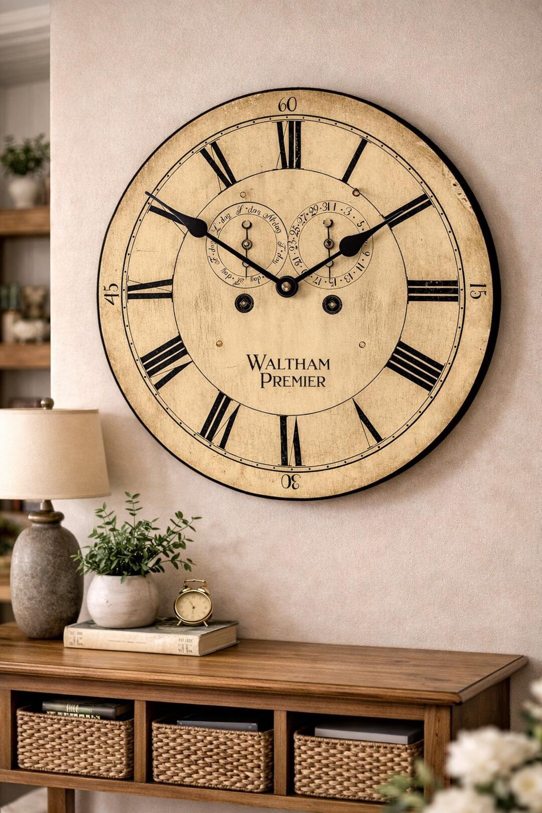 Walton Clock, 8 Sizes!!, EXTRA Quiet Mechanism, Lifetime Warranty ...
