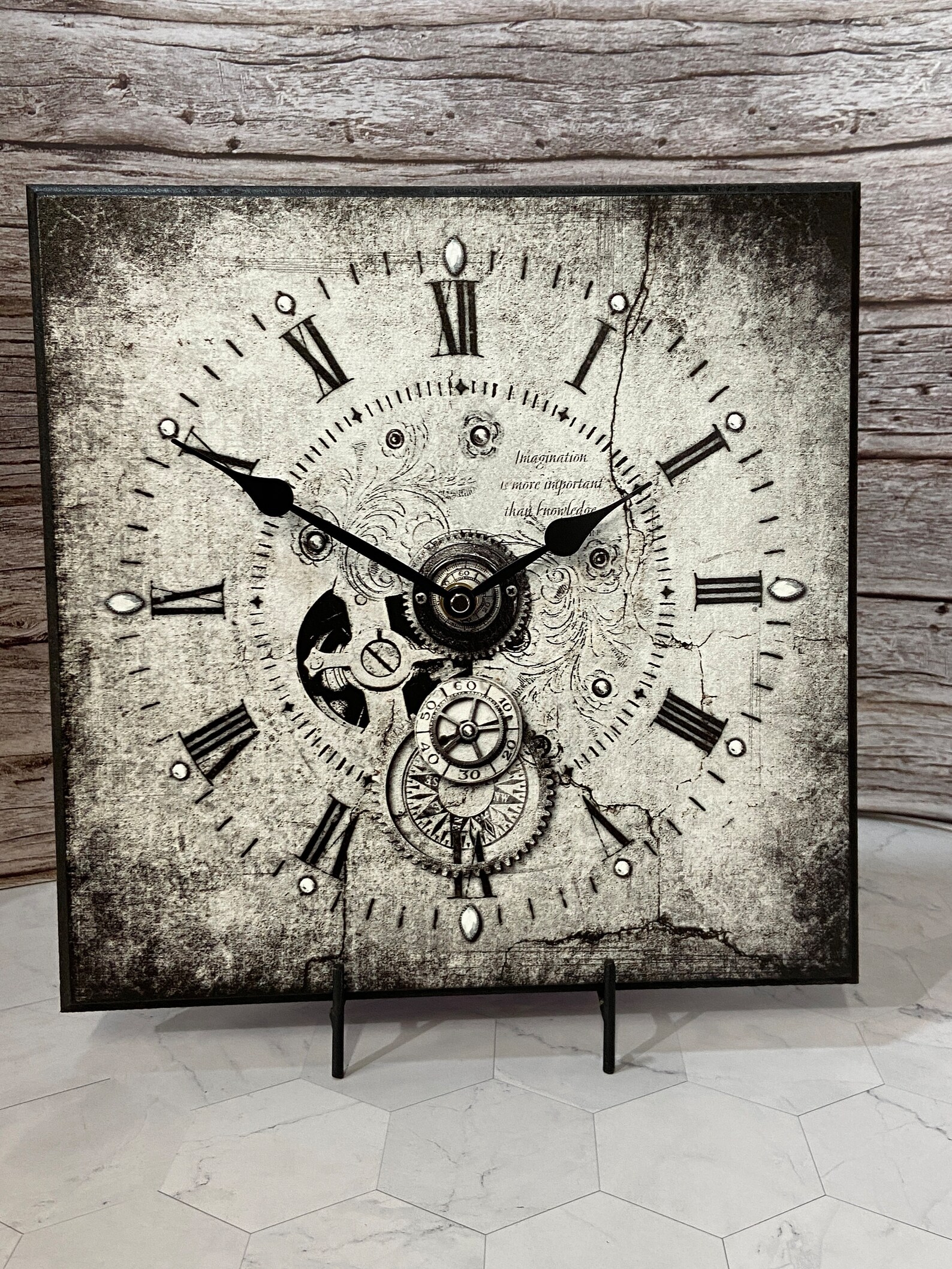 Steampunk Square Wall Clock, Large Wall Clock, Choose From 5 Sizes ...