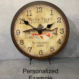 Fishing Wall Clock, 8 Sizes to Choose, Made in USA, Lifetime Warranty ...