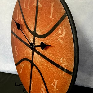 Basketball Wall Clock, Comes in 8 Sizes, EXTRA Quiet, Lifetime Warranty ...