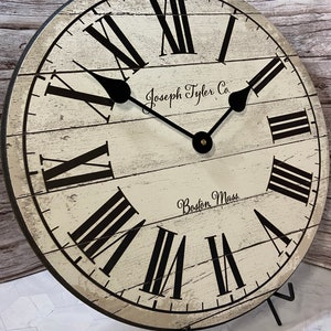 American Tyler Ivory Wall Clock, Large Wall Clock, Choose From 8 Sizes ...