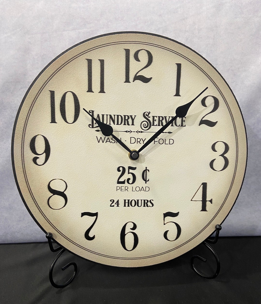 Laundry Room Wall Clock, 8 Sizes, Lifetime Warranty, Ultra QUIET - Etsy