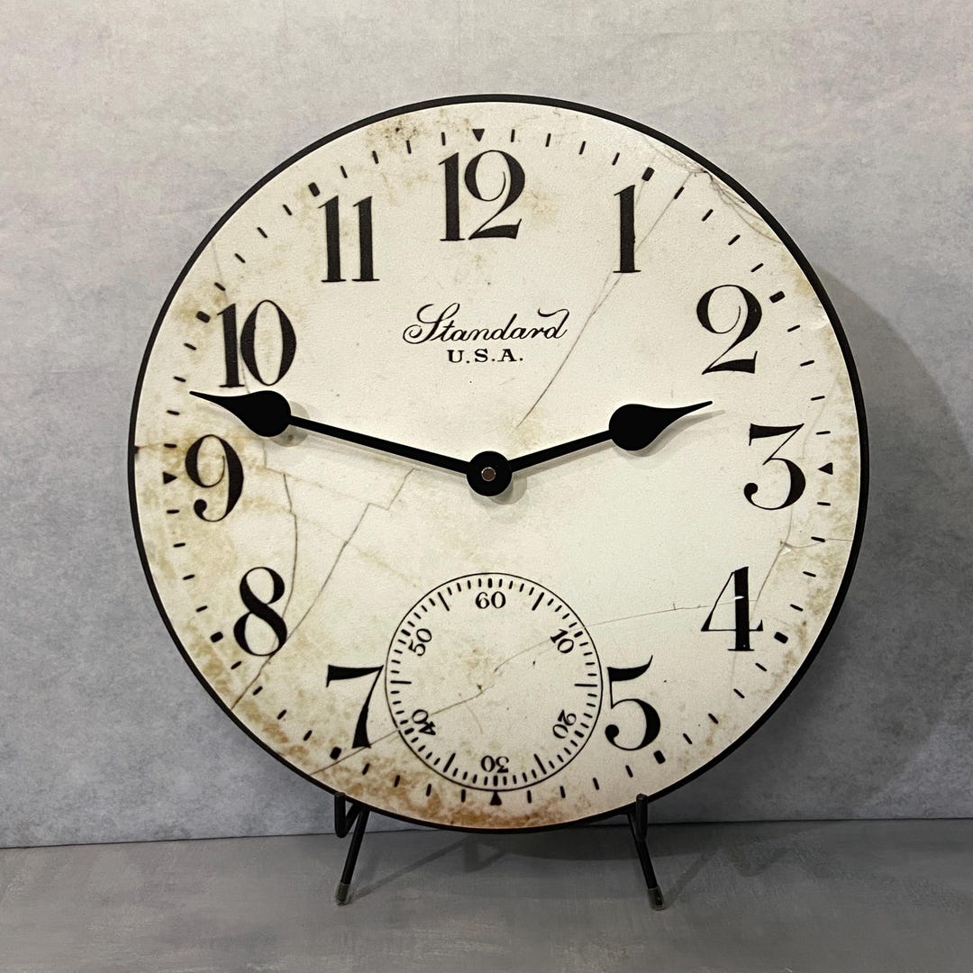Standard Clock, Comes in 8 Sizes. Extra QUIET Mechanism. Large Wall ...