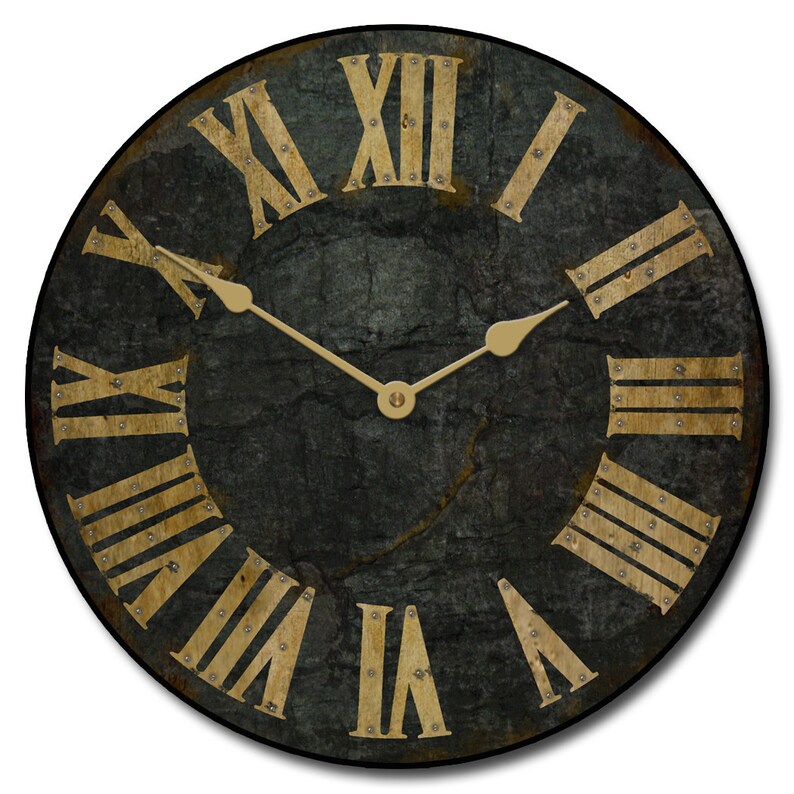 Garden Slate Wall Clock 8 Sizes to Choose Made in USA - Etsy