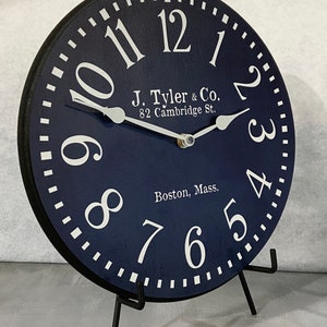 Navy Blue Wall Clock Large Wall Clock Choose From 8 Sizes. - Etsy Canada