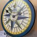 Compass Wall Clock Comes in 8 Sizes Extra Quiet Lifetime - Etsy