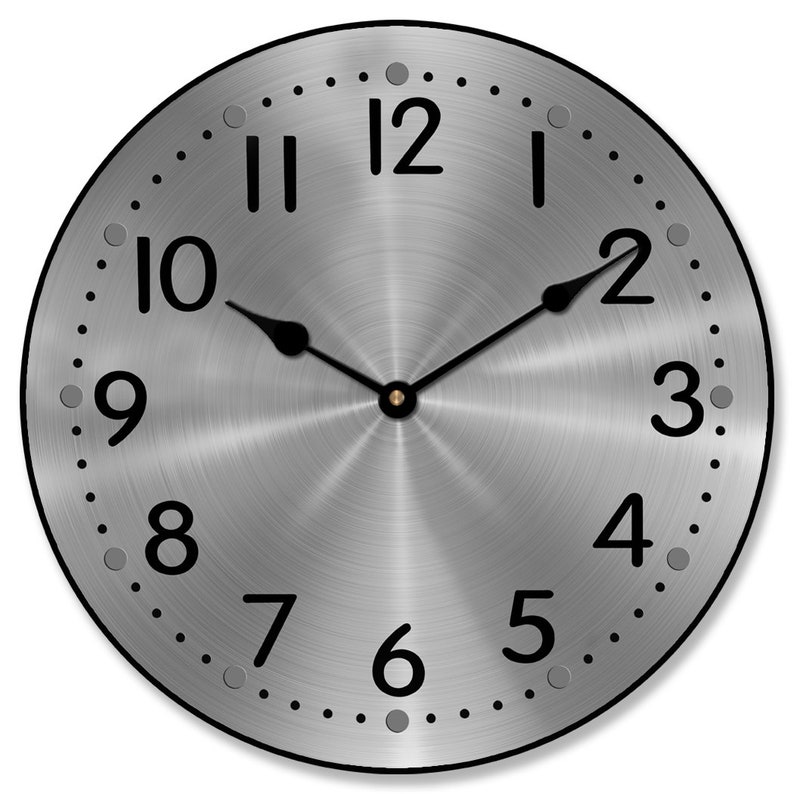 Heavy Metal Wall Clock - Etsy