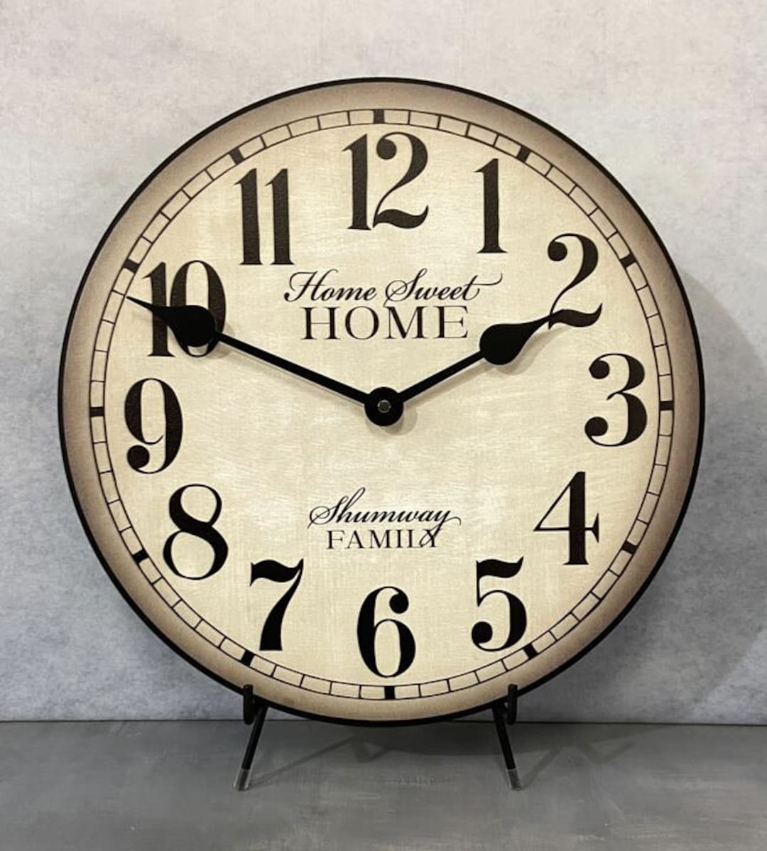 Home Sweet Home Clock Housewarming or Realtor Closing Gift - Etsy