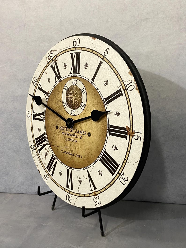 Hotel St. James Wall Clock, 8 Sizes!!, EXTRA Quiet Mechanism, Lifetime ...