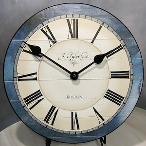 9 Blue Clock Styles to Choose, 8 Sizes!!, EXTRA Quiet Mechanism ...