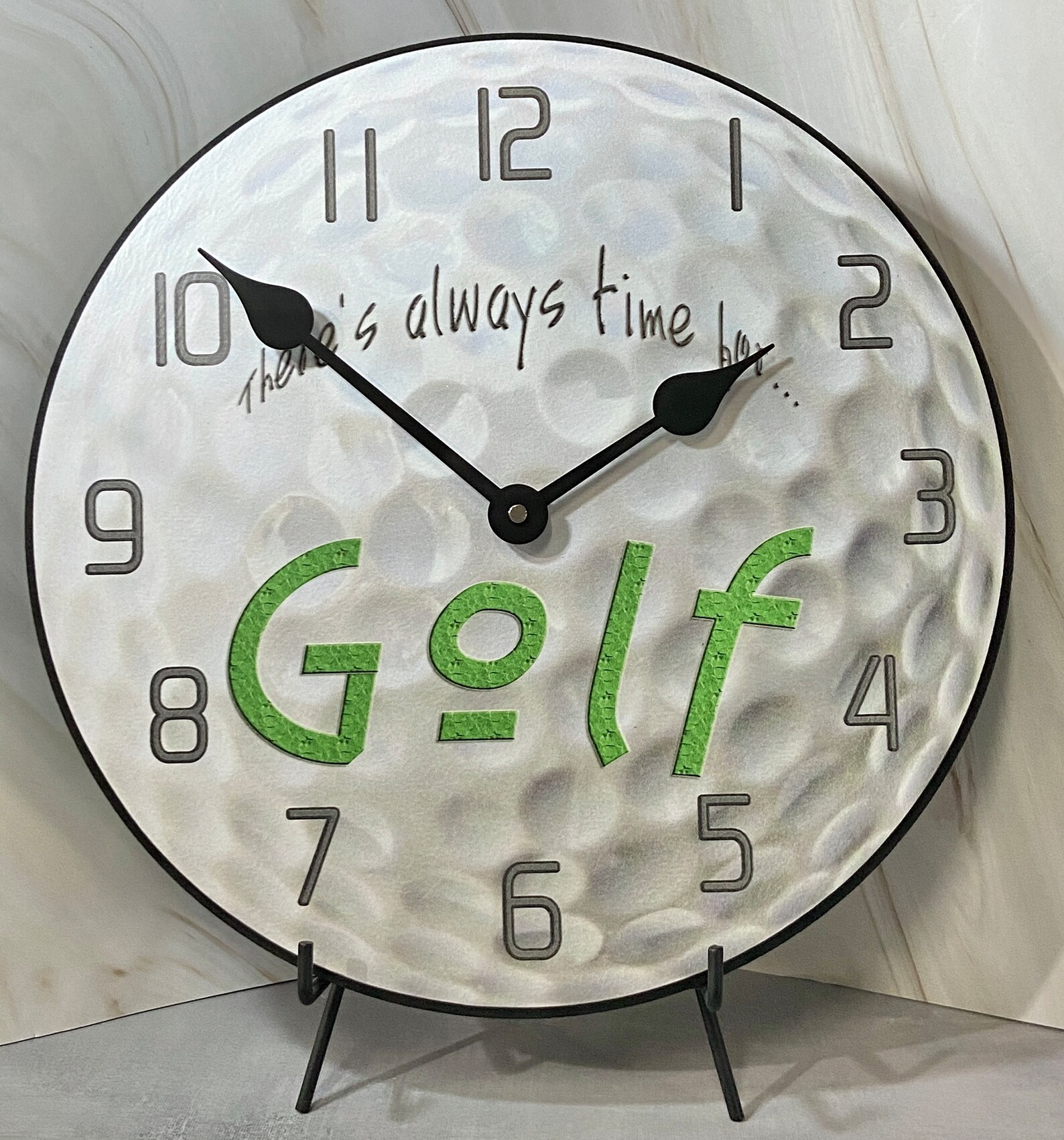 Golf Wall Clock, 8 Sizes to Choose, Made in USA, Lifetime Warranty ...