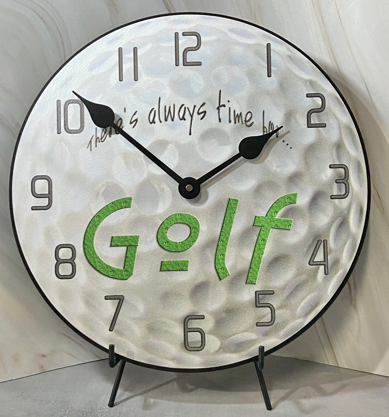 Golf Wall Clock, 8 Sizes to Choose, Made in USA, Lifetime Warranty ...