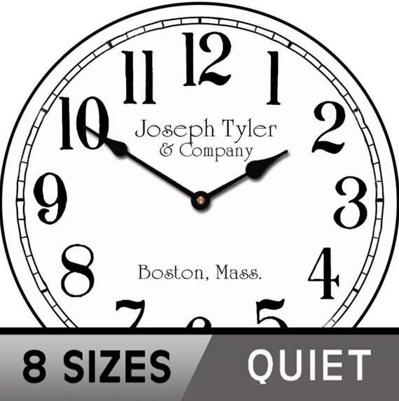 Simply White Wall Clock - Etsy